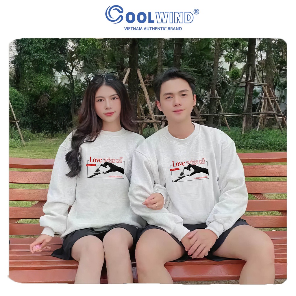 Áo Sweater Couple LOVE WINS ALL | Chất Liệu Nỉ Bông | Form Rộng Dáng Unisex | COOLWIND Local ...