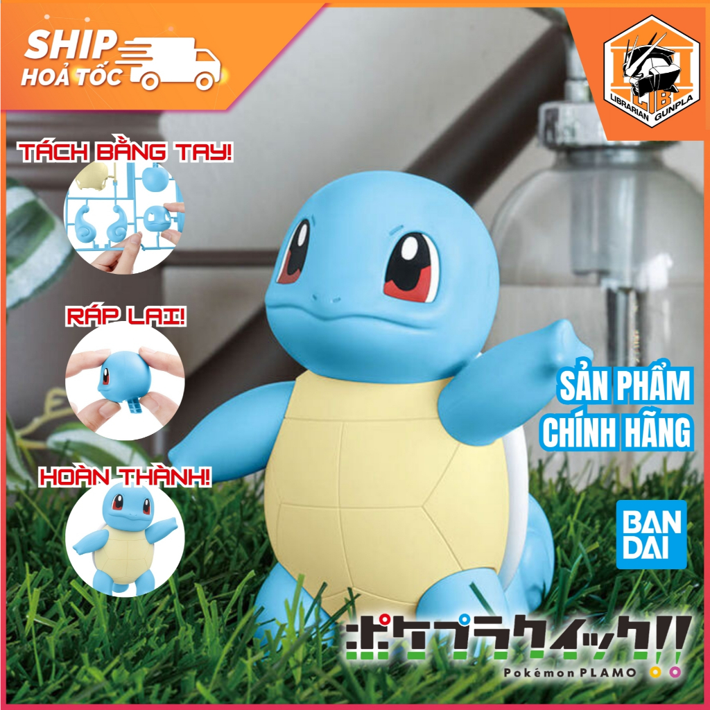 Mô hình lắp ráp Bandai Pokepla Quick 17 Squirtle | Shopee Việt Nam