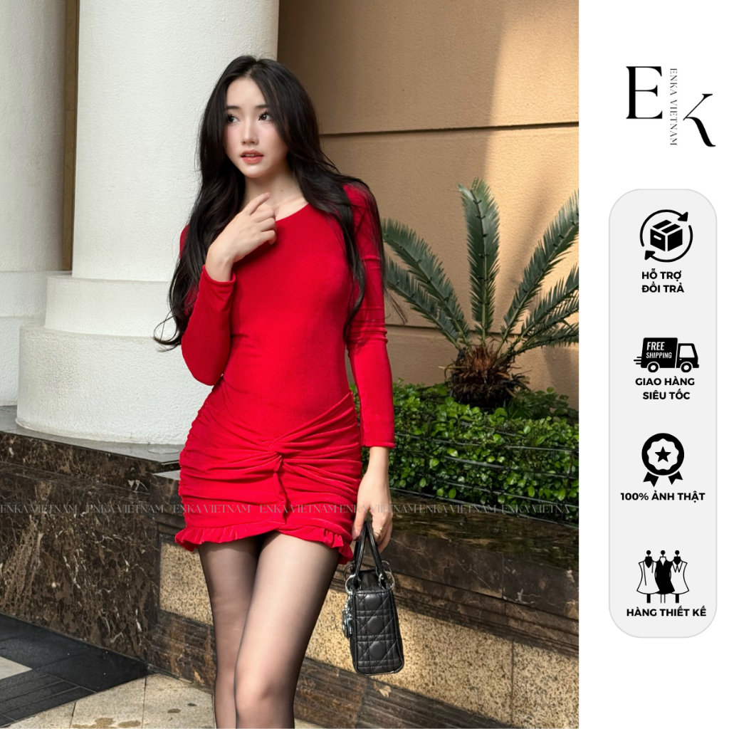 Đầm body tay dài AURORA DRESS thun ánh nhũ cao cấp 2 lớp váy dự tiệc ...