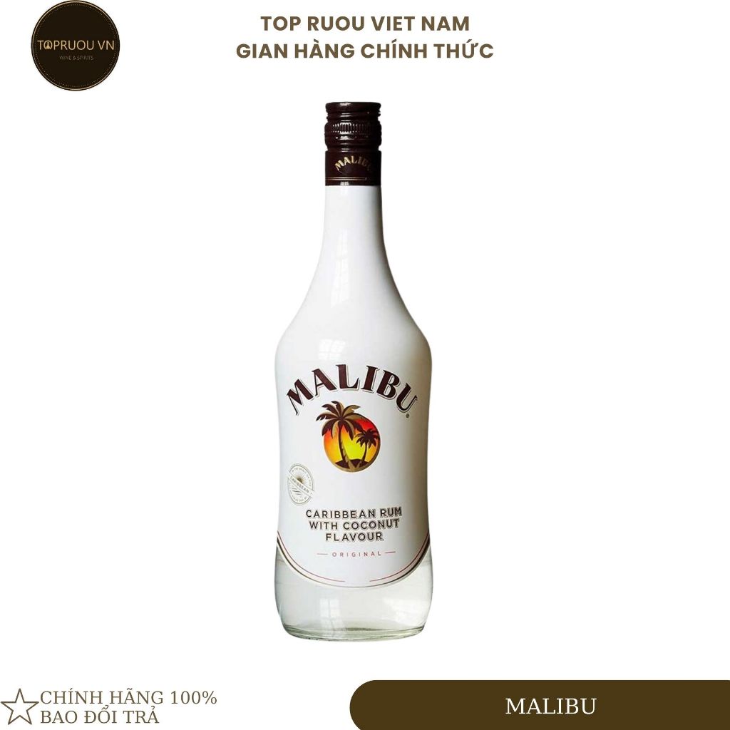 [Top Rượu VN] Rượu Rum Malibu 700ml [Chính Hãng] | Shopee Việt Nam