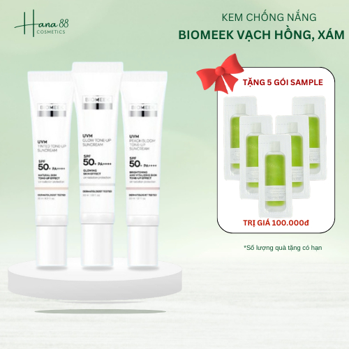 [Hàng CTY] Kem chống nắng Biomeek, tone-up Suncream nâng tông da rạng rỡ (30ml) | Shopee Việt Nam