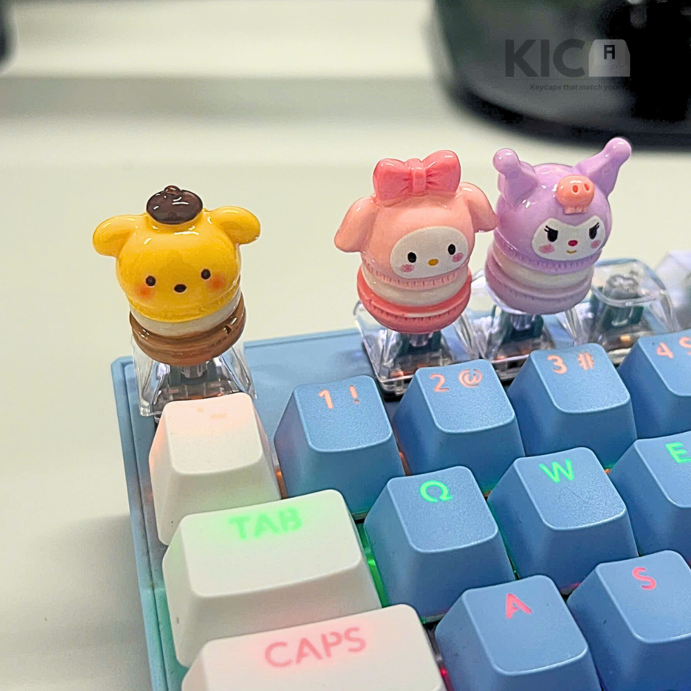 |Kicáp| Keycap BST Sanrio Macaron Kuromi, My Melody, Pochacco, Pom Pom ...