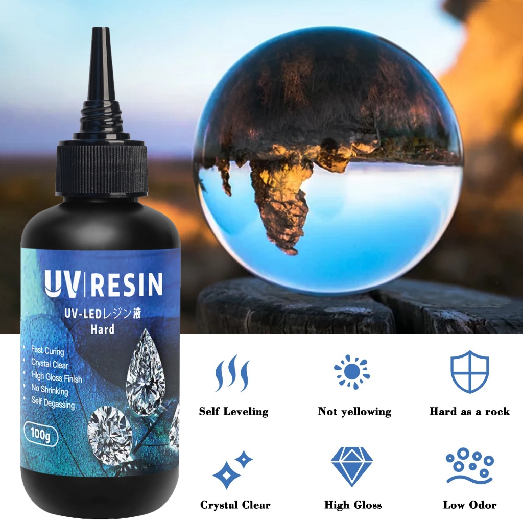 Keo Uv Resin 100g Siêu Trong Làm Trang Sức | Shopee Việt Nam