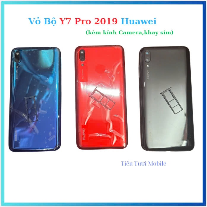 Vỏ bộ Huawei ,Y7 Pro 2019 ,kèm kính camera,khay sim | Shopee Việt Nam