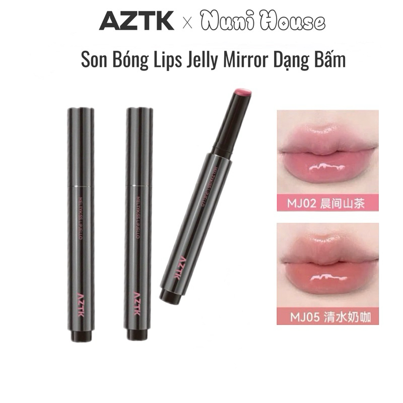 [AZTK] Son Môi AZTK Lip Jelly Mirror Xuân Hè Son Môi Dưỡng Ẩm Làm Che ...