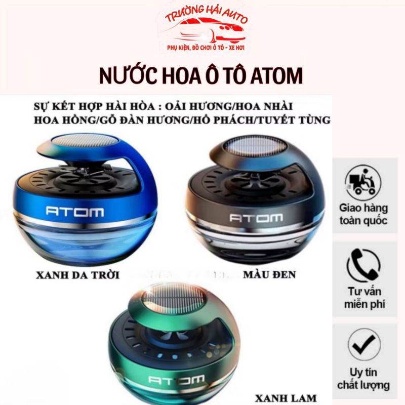 Nước Hoa Ô Tô, Xe Hơi ATOM Cao Cấp Chạy Bằng Năng Lượng Mặt Trời ...