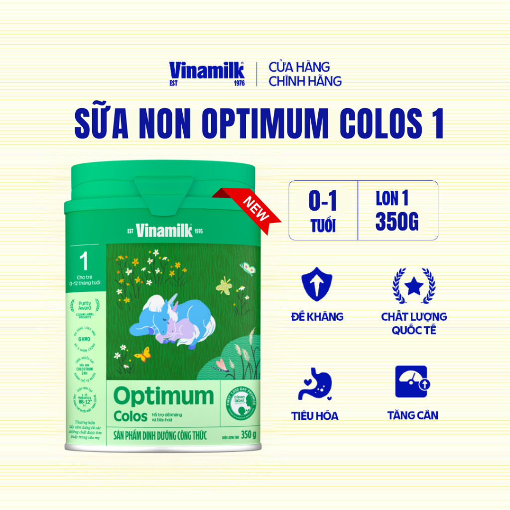 Sữa bột Optimum Colos 1 800g - Mẫu mới Sữa bột Vinamilk giúp tăng Miễn ...