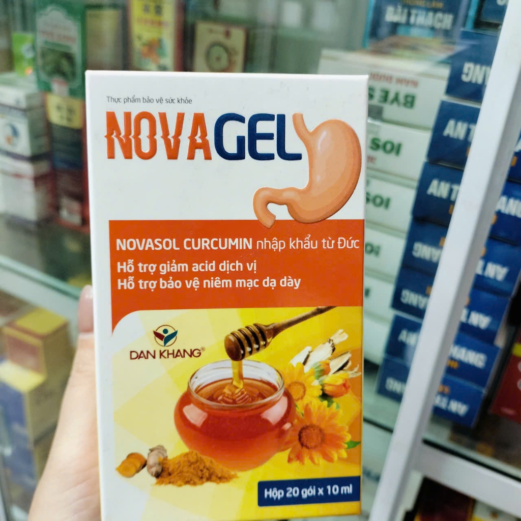Novagel – Hỗ trợ giảm acid dịch vị hộp 20 gói | Shopee Việt Nam