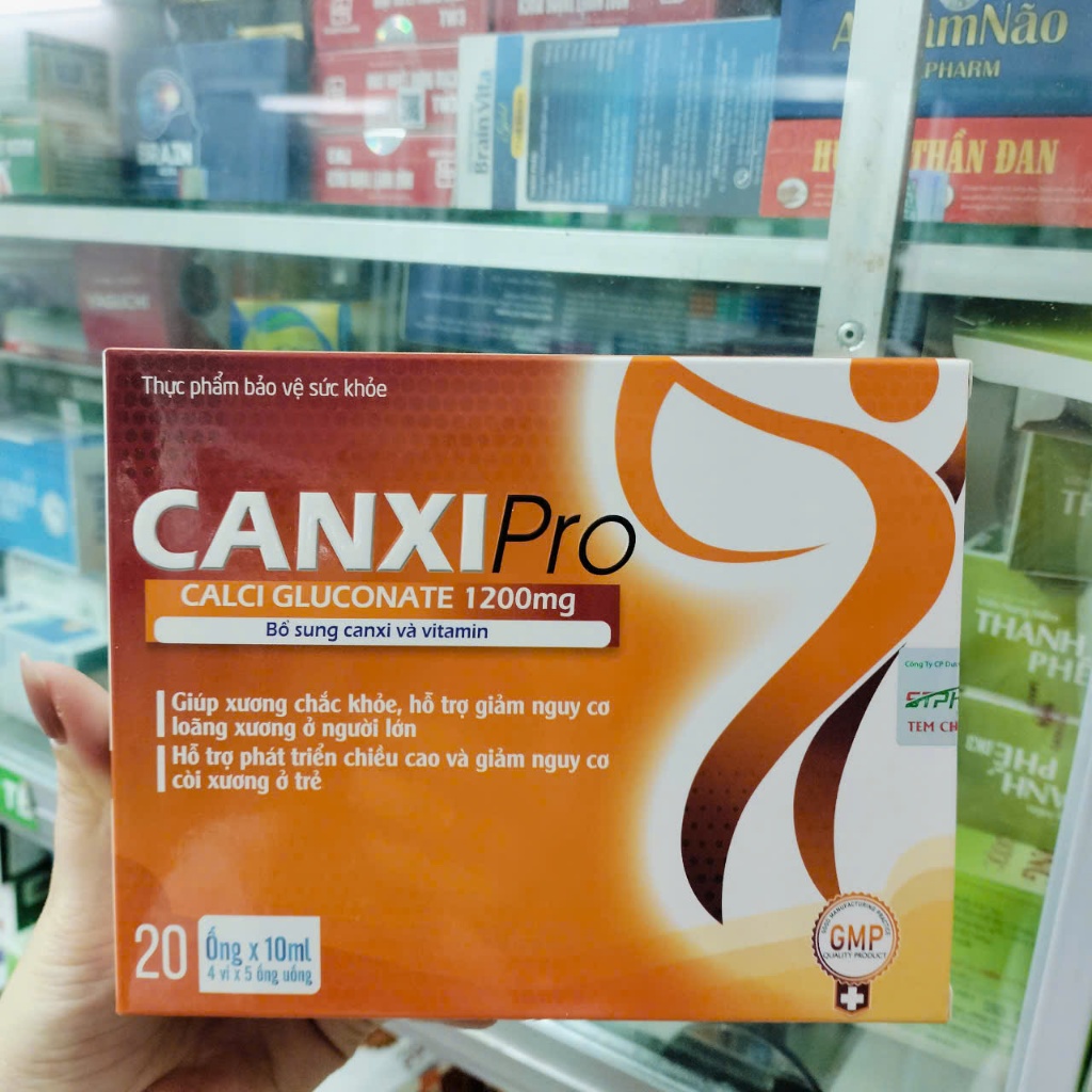 CANXI PRO BỔ SUNG CANXI VÀ VITAMIN HỘP 20 ỐNG | Shopee Việt Nam