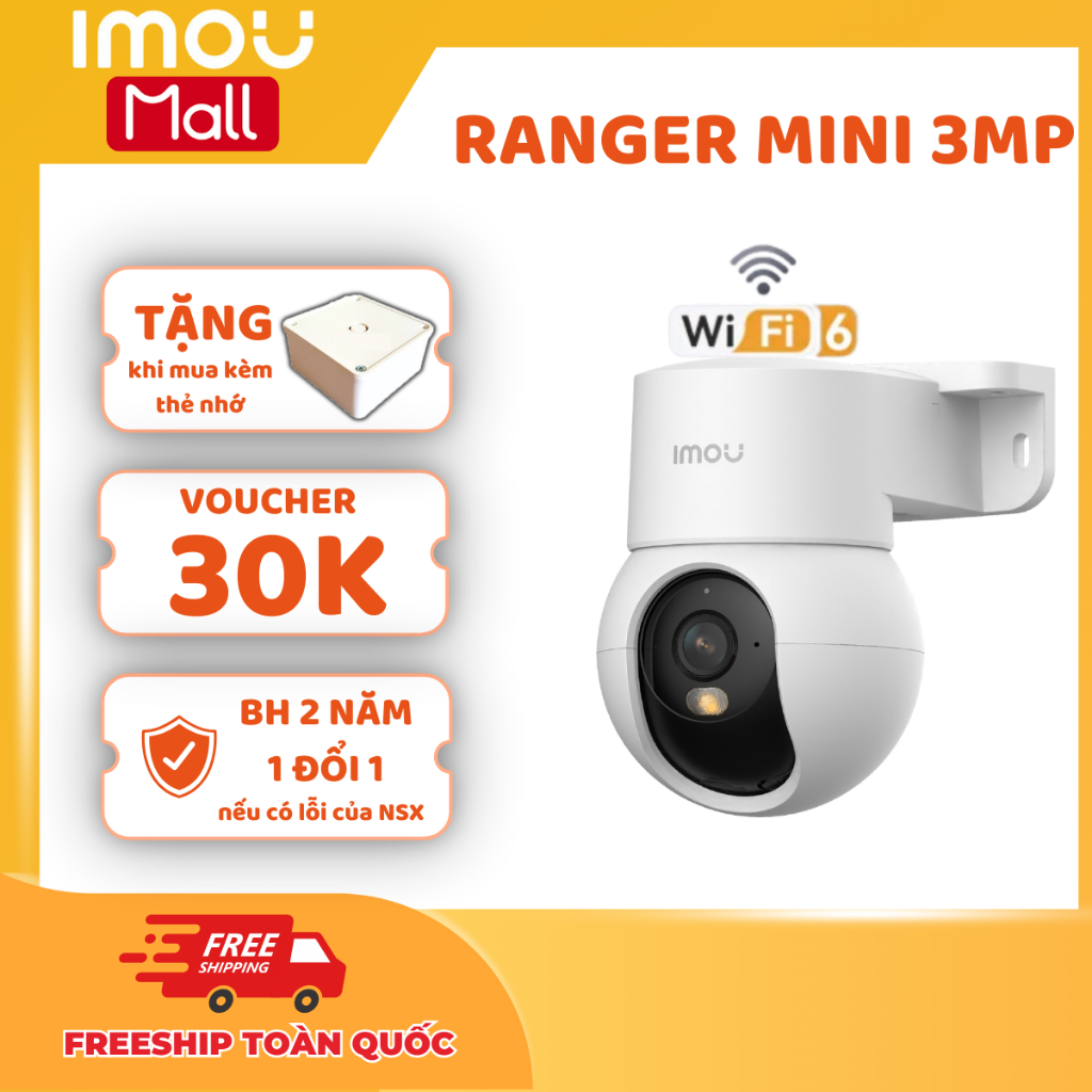 Camera Wifi IMOU Trong nhà Ranger Mini K2MP 3MP/5MP Quay 360 Độ | Phát ...