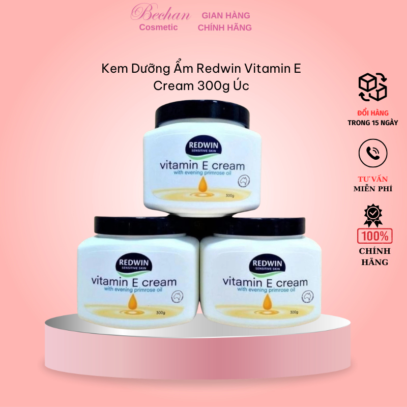 ( Mẫu Mới) Kem Dưỡng Ẩm Trắng Da Redwin Vitamin E 330g Úc – Giảm Khô ...