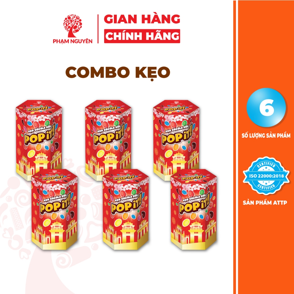 [ĐƠN 250K TẶNG 1 CÂY THÔNG PHA LÊ] HỘP QUÀ TẾT 2025 | Combo 6 Hộp Kẹo ...