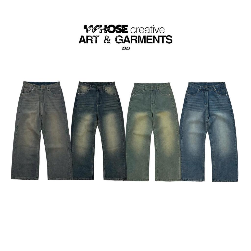 [7 MÀU MỚI] WIDE STRAIGHT JEANS WHOSE - Quần jeans ống đứng Whose ...