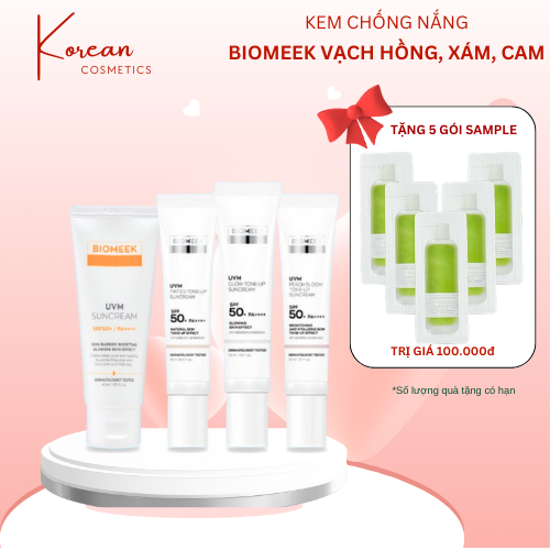 [Hàng CTY] Kem chống nắng Biomeek, tone-up Suncream nâng tông da rạng rỡ (30ml) | Shopee Việt Nam