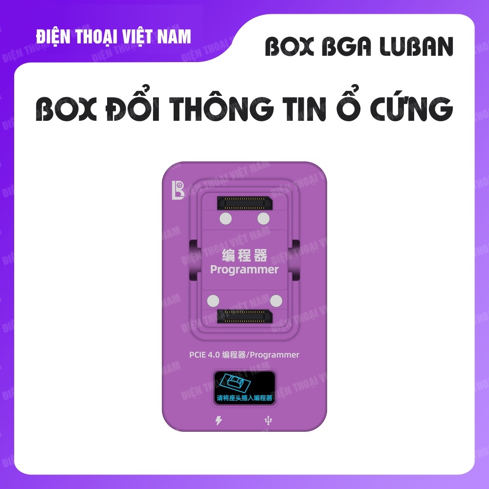 Box Luban PCIE 4.0 Đổi thông tin ổ cứng - BGA315 BGA110 BGA70 BGA60 ...