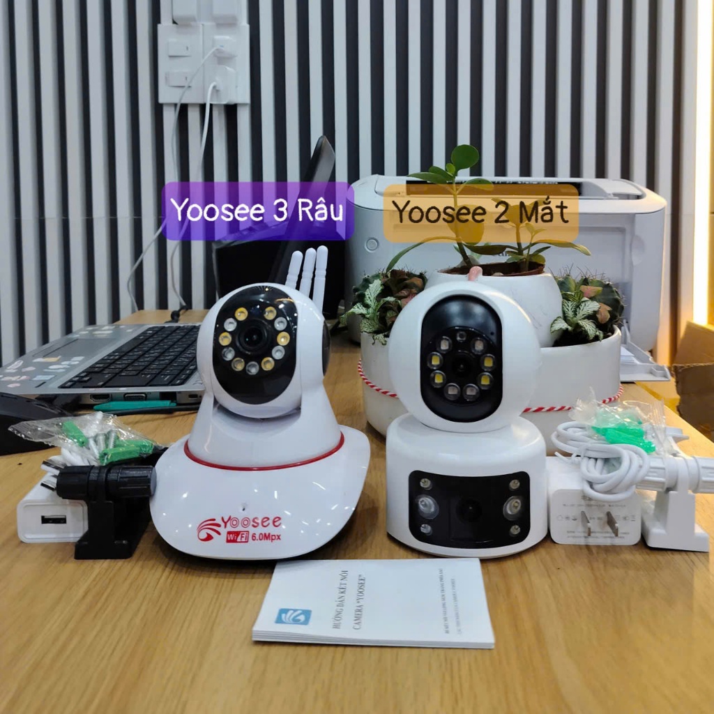 Camera Yoosee Trong Nhà 2 Mắt Xem 2 Màn Hình 15mp Hoặc Camera Yoosee 3 ...