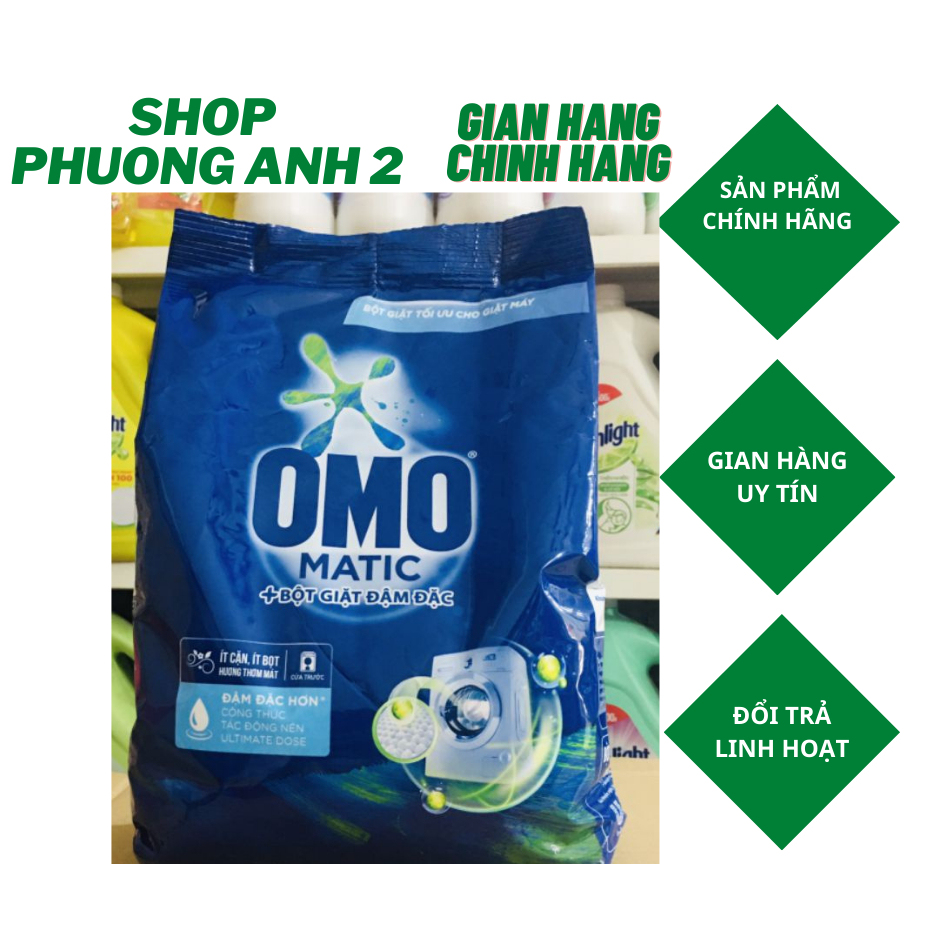 Bột giặt Omo Matic máy giặt cửa trước túi 2.9kg | Shopee Việt Nam