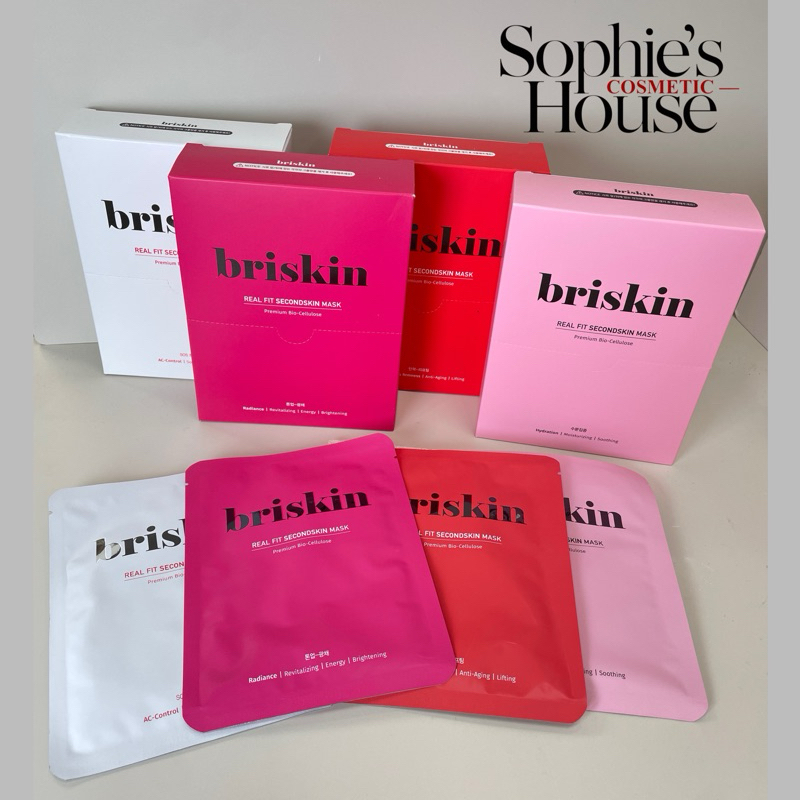 Mặt nạ BRISKIN Real Fit Secondskin Mask | Shopee Việt Nam