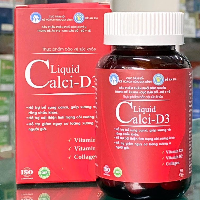 Liquid Calci-D3- Hỗ trợ bổ sung canxi, giúp xương và răng chắc khỏe | Shopee Việt Nam