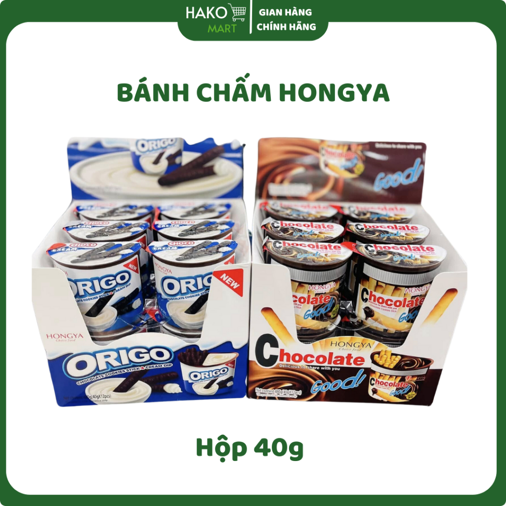 Bánh Que Chấm Sốt Hong Ya 2 Vị Origo và Chocolate | Shopee Việt Nam