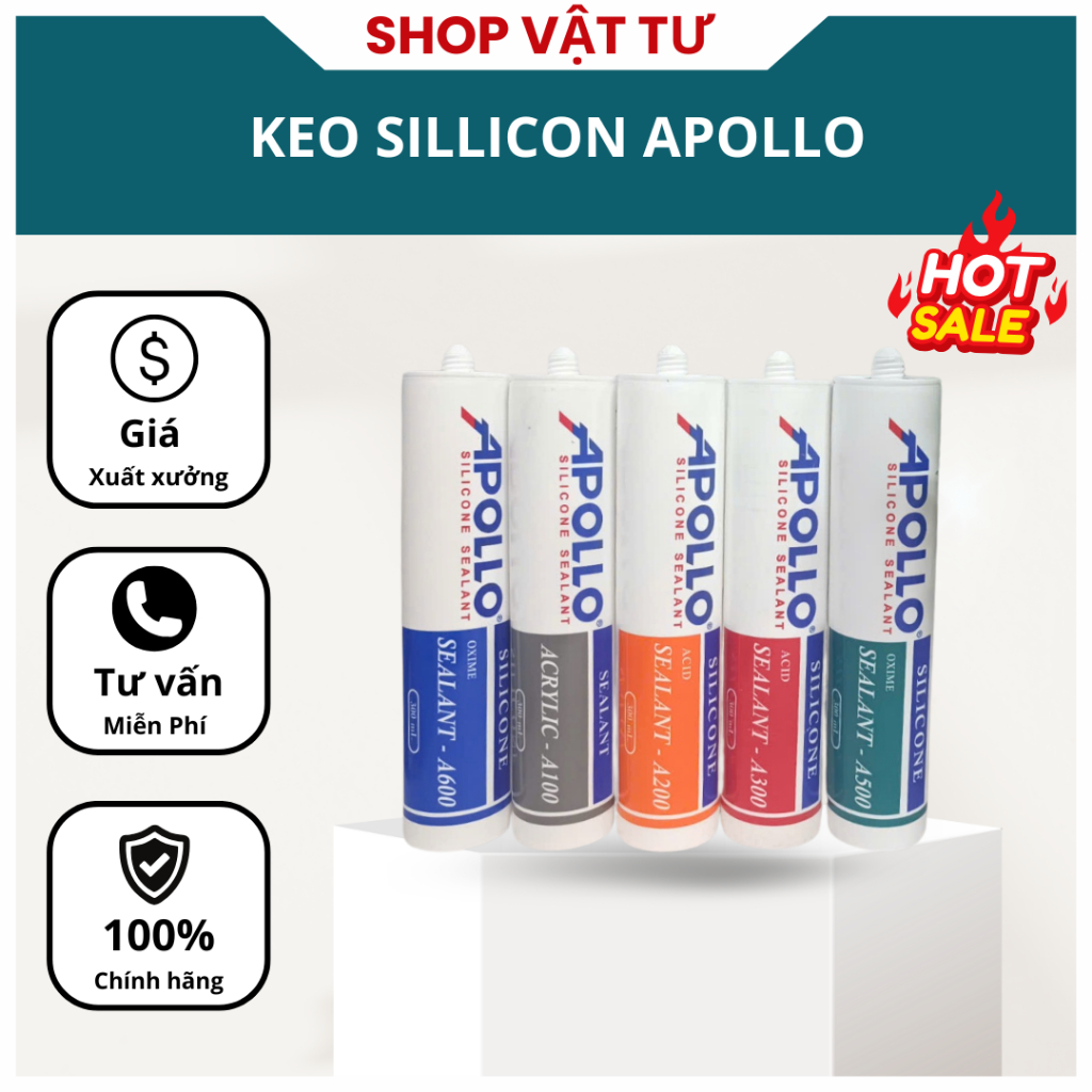KEO SILLICON APOLLO - A100/A200/A300/A500/A600 - Giá tốt - Hàng chính hãng - Đa dang mẫu mã ...