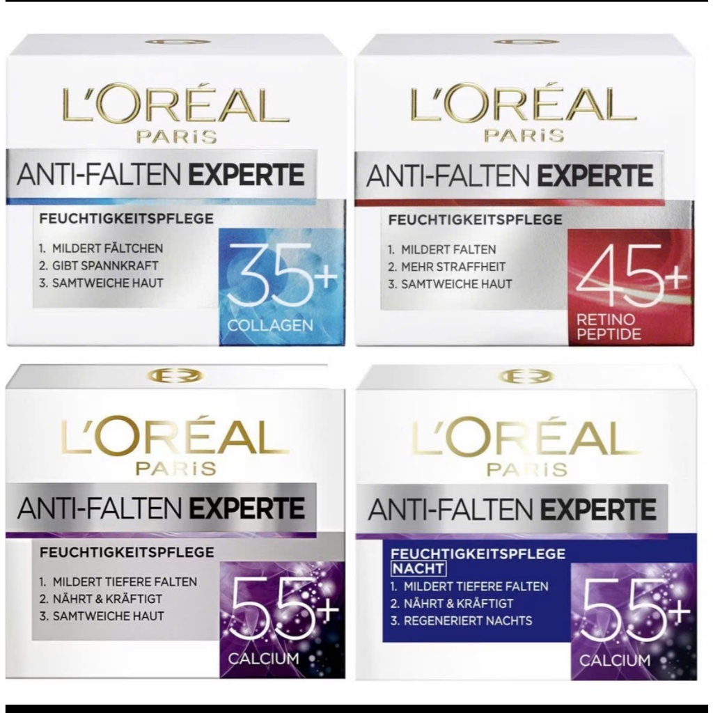 KEM DƯỠNG DA LOREAL Anti Falten Experte TUỔI TỪ 35, 45, 55, 65 | Shopee ...