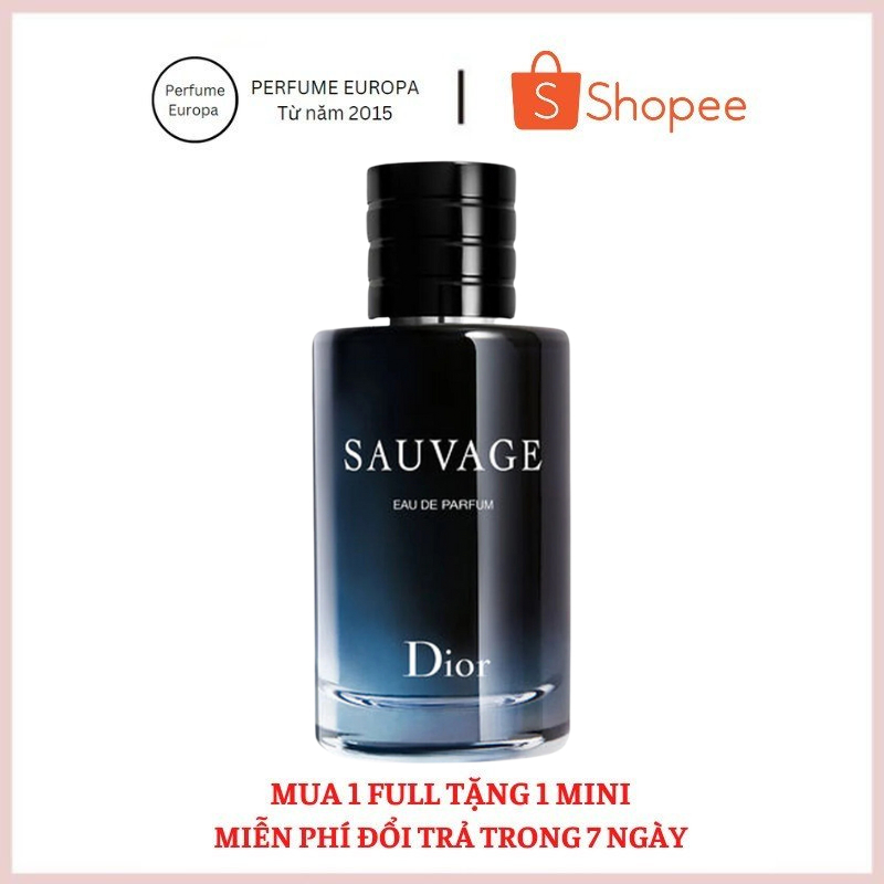 Nước hoa Dior, Nước hoa nam Dior Sauvage EDP 100ml - Lưu hương tới 8h, hương thơm cực kỳ lịch ...