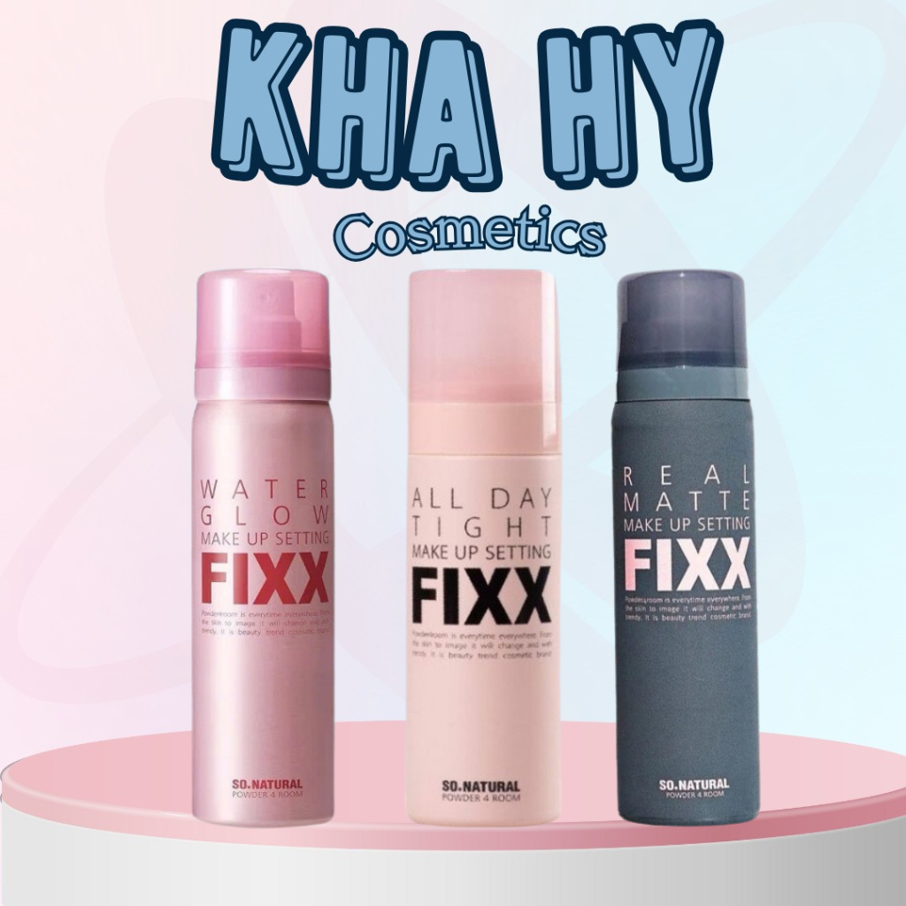 Xịt khóa lớp trang điểm So Natural All Day Tight Make Up Setting Fixx bó sát cả ngày 75ml ...