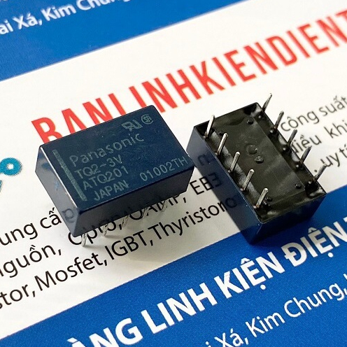 TQ2-3V TQ2-DC3V Relay 3VDC ATQ201 10 chân | Shopee Việt Nam