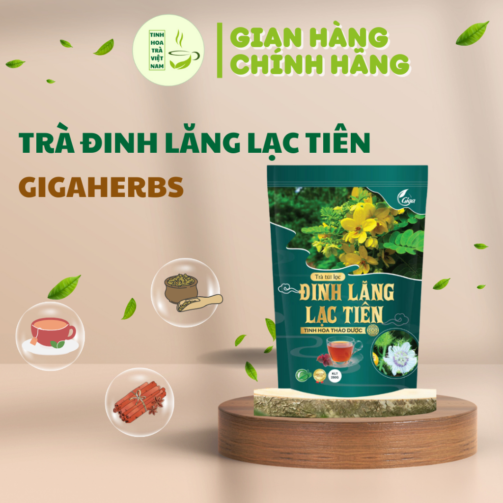 G1 - Trà Ngủ Ngon Đinh Lăng Lạc Tiên GIGA - hỗ trợ nâng cao chất lượng giấc ngủ, giảm căng thẳng ...