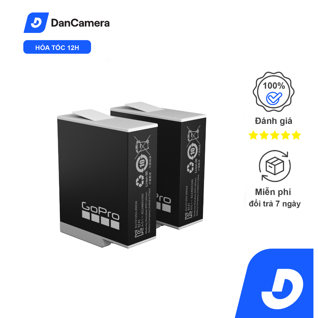 Pin Gopro hero 9/10/11/12 Enduro 1720mah | Bảo hành 3 tháng 1 đổi 1 ...