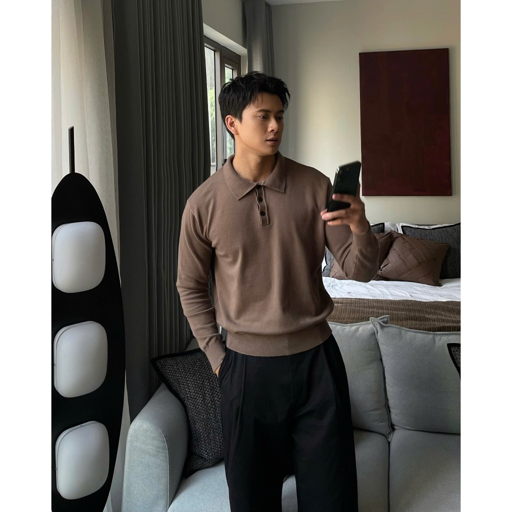 Áo len polo nam dáng rộng trẻ trung Lucas Polo by Scott Sor | Shopee Việt Nam