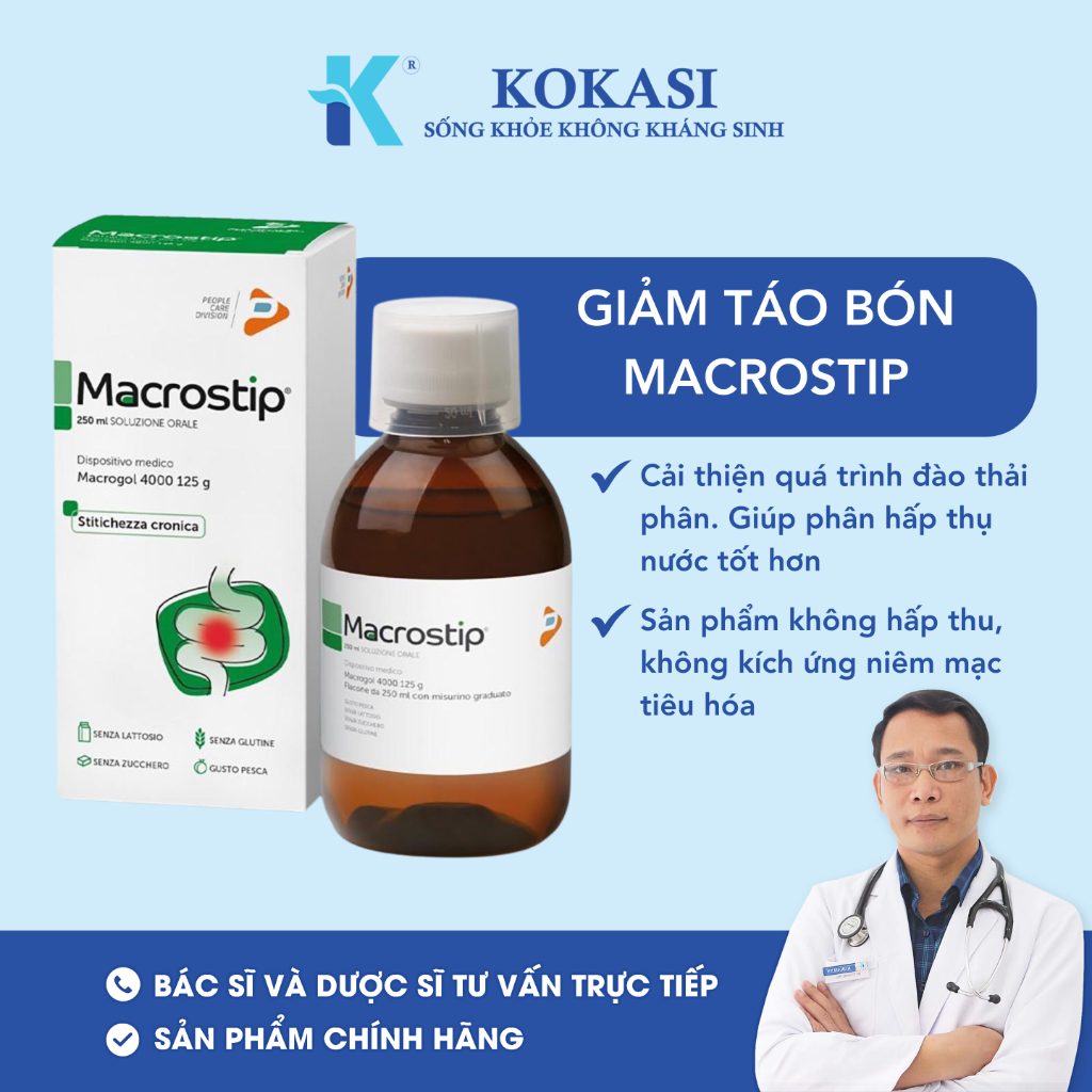 Siro Macrostip (250ml) - Giúp Nhuận Tràng, Giảm Táo Bón | Shopee Việt Nam