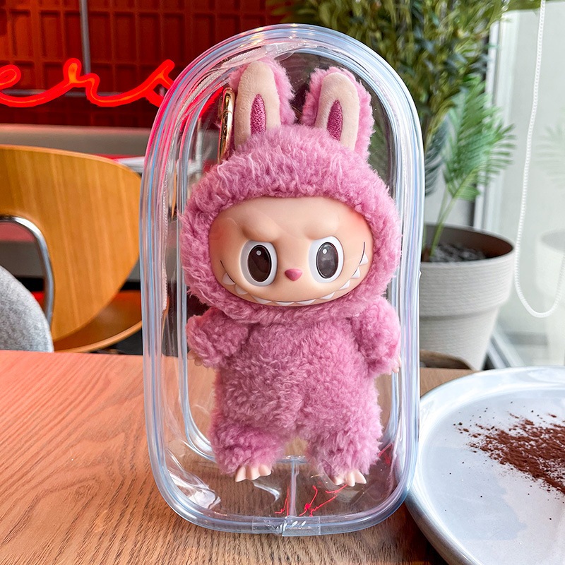 Túi Đựng Labubu Baby Three Trong Suốt Dài 19.5cm Mang Đi Chơi Chống Bụi ...
