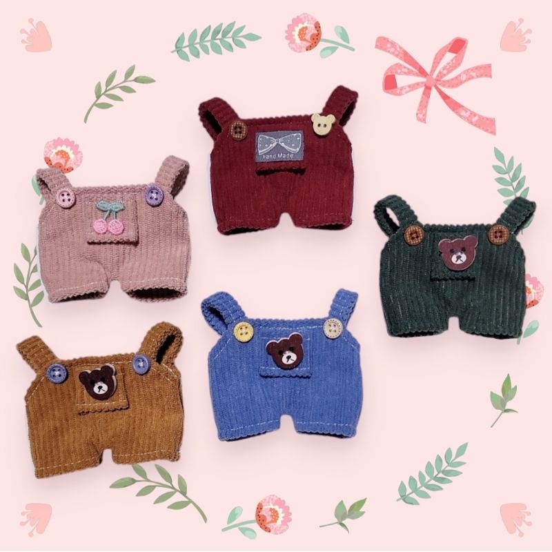 Yếm cho Doll 20cm, 15cm, Baby Three Macaron V1, V2, V3 Mini, Mầm non ...