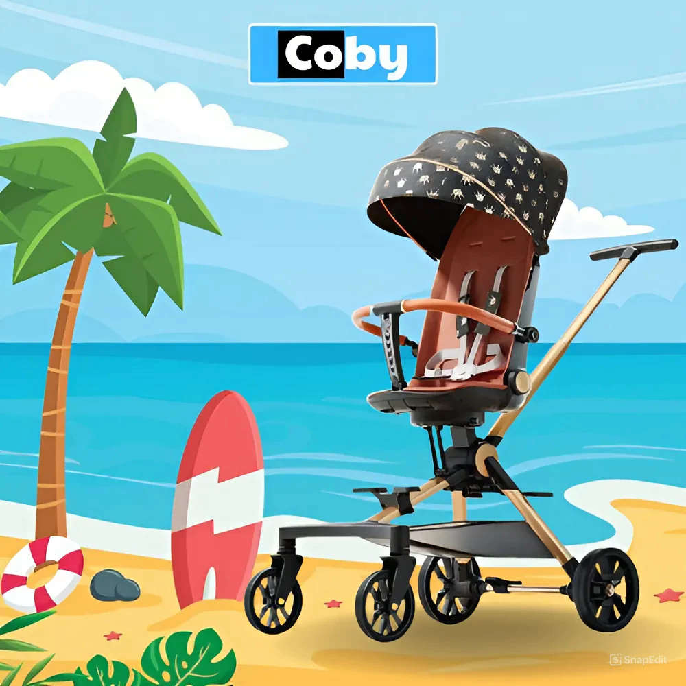 Xe đẩy cho bé COBY, đảo chiều,gập gọn nằm ngồi đa năng,khung xe nguyên ...