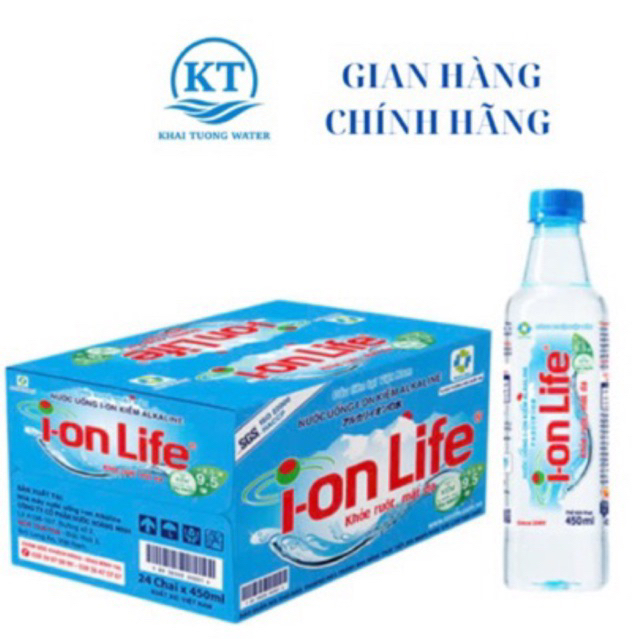 NƯỚC UỐNG iON KIỀM iONLIFE 450ML (Thùng 24 chai) - KIỀM HÓA CƠ THỂ BỊ ...