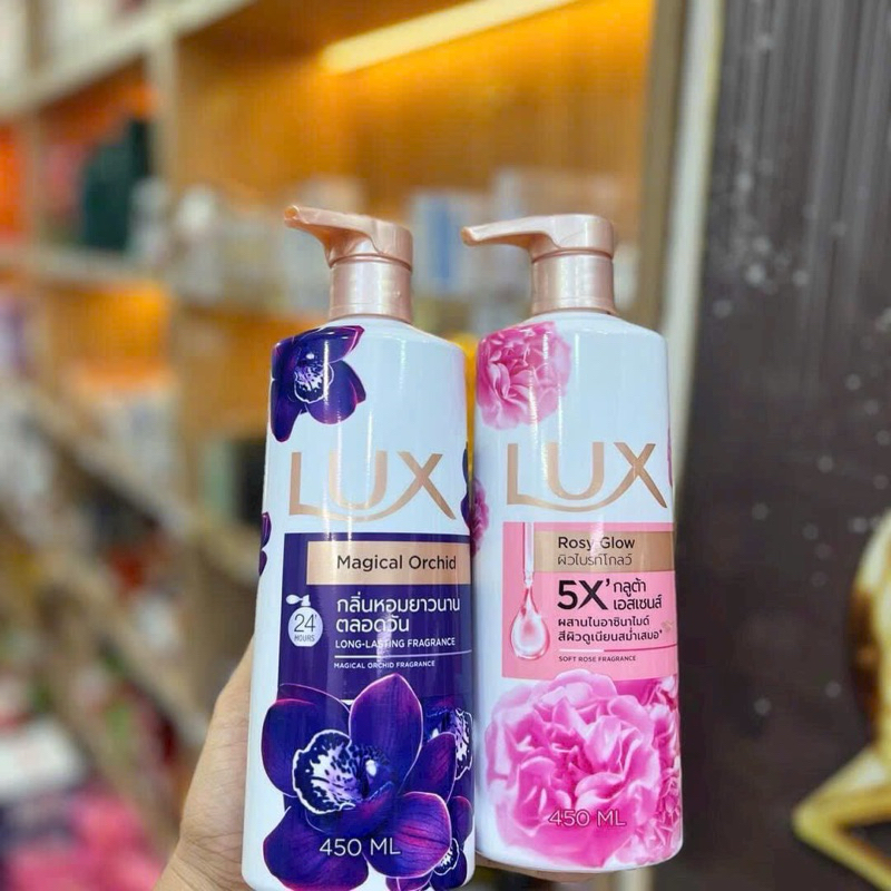 Sữa tắm LUX THÁI LAN - Sữa tắm Lux chai vòi 450ml hàng CHUẨN nội địa ...