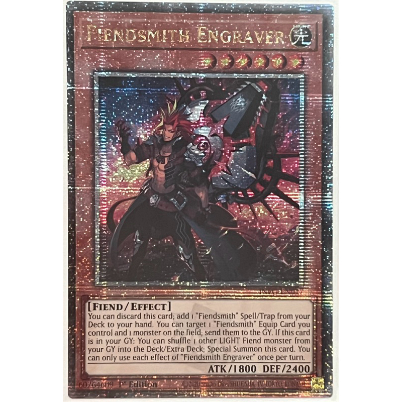 Fiendsmith Engraver - INFO-EN017 - Quarter Century Rare 1st Edition ...