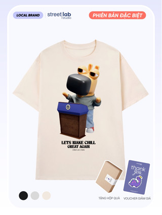 Áo chill guy STREETLAB in hình chàng trai thư giãn - STR0055 - Oversize ...