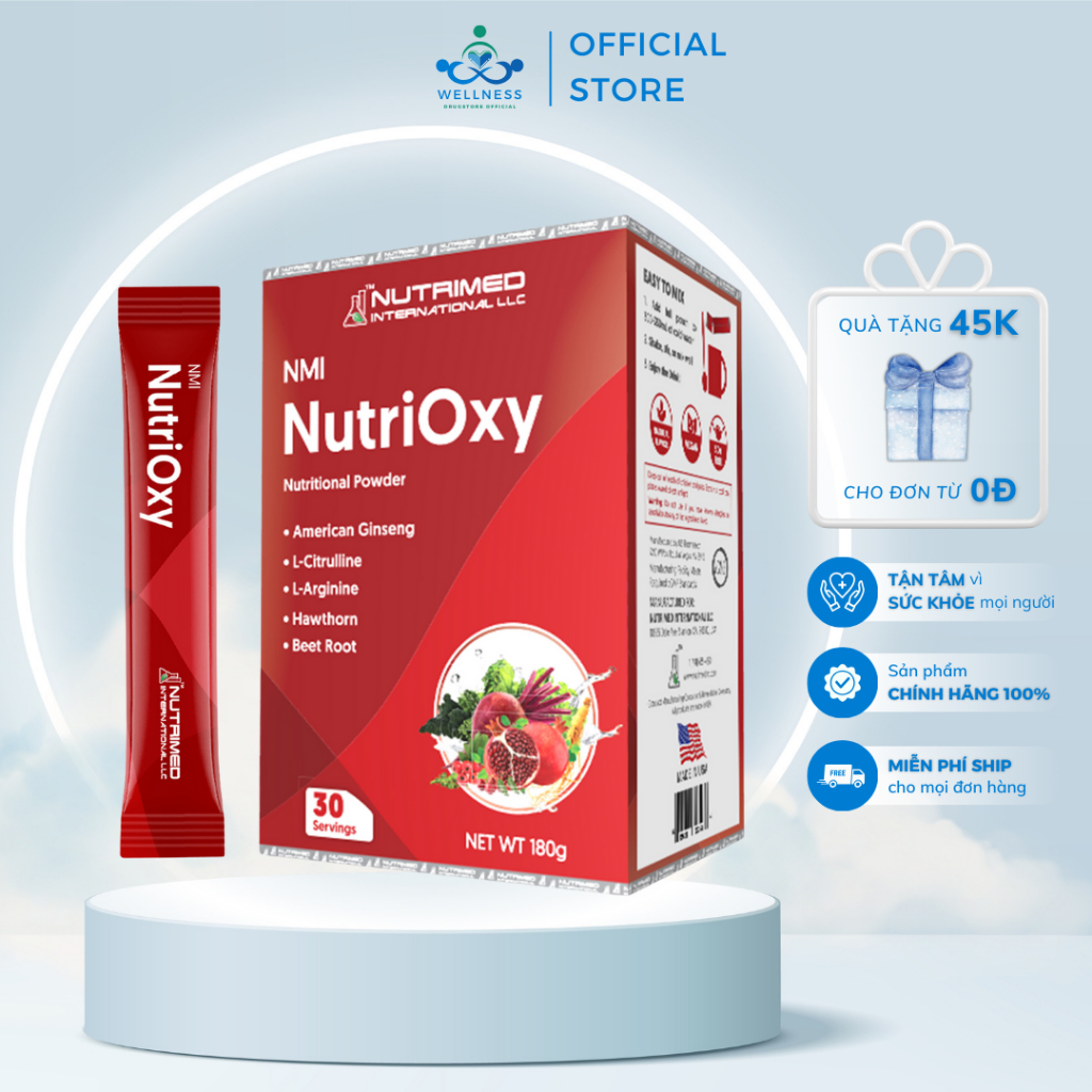Thực phẩm bổ sung NMI Nutrioxy NUTRIMED INTERNATIONAL LLC tăng cường ...