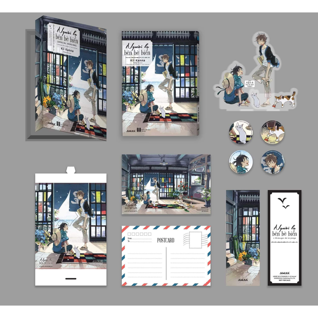 [Phụ Kiện Bookmark + Postcard + Sticker + Standee] Bản Đặc Biệt Boxset ...