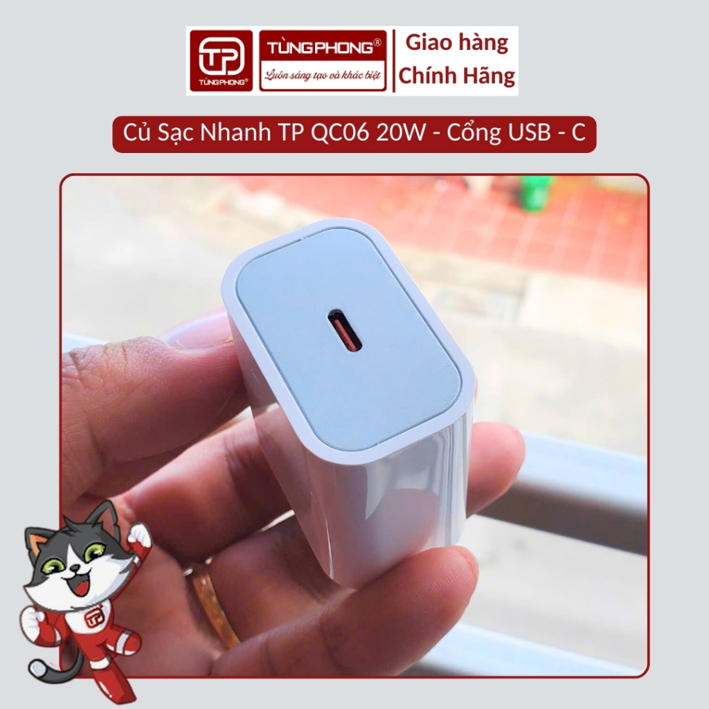 Củ Sạc Nhanh TP QC06 20W - Cổng USB - C | Shopee Việt Nam