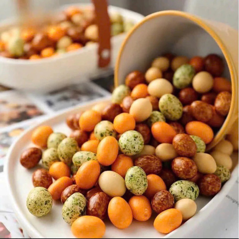 Đậu Phộng Trứng Cút Mix Vị Siêu Giòn, Siêu Ngon Hoki House | Shopee ...
