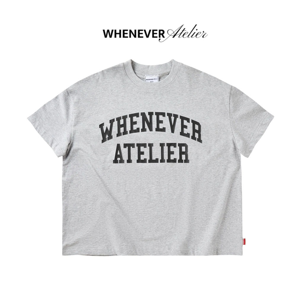 WHENEVER Áo Thun Whenever Atelier Basic T-Shirt 100% Cotton Form Boxy ...