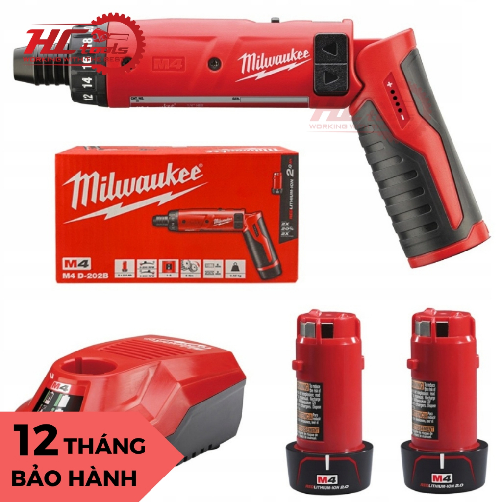Vít gập M4D-202B Milwaukee chính hãng | HCTOOLSVN | Shopee Việt Nam
