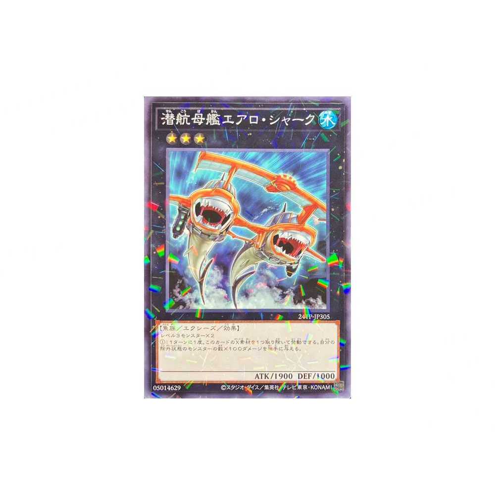 Thẻ bài YUGIOH - OCG - Submersible Carrier Aero Shark - 24TP-JP305 - Normal Parallel Rare - XYZ ...