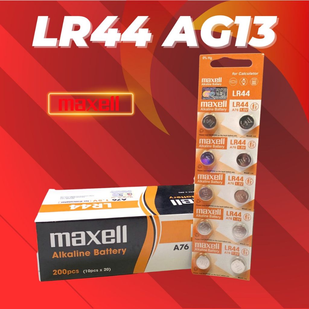 Pin AG13 LR44 Maxell dung lượng cao chính hãng | Shopee Việt Nam