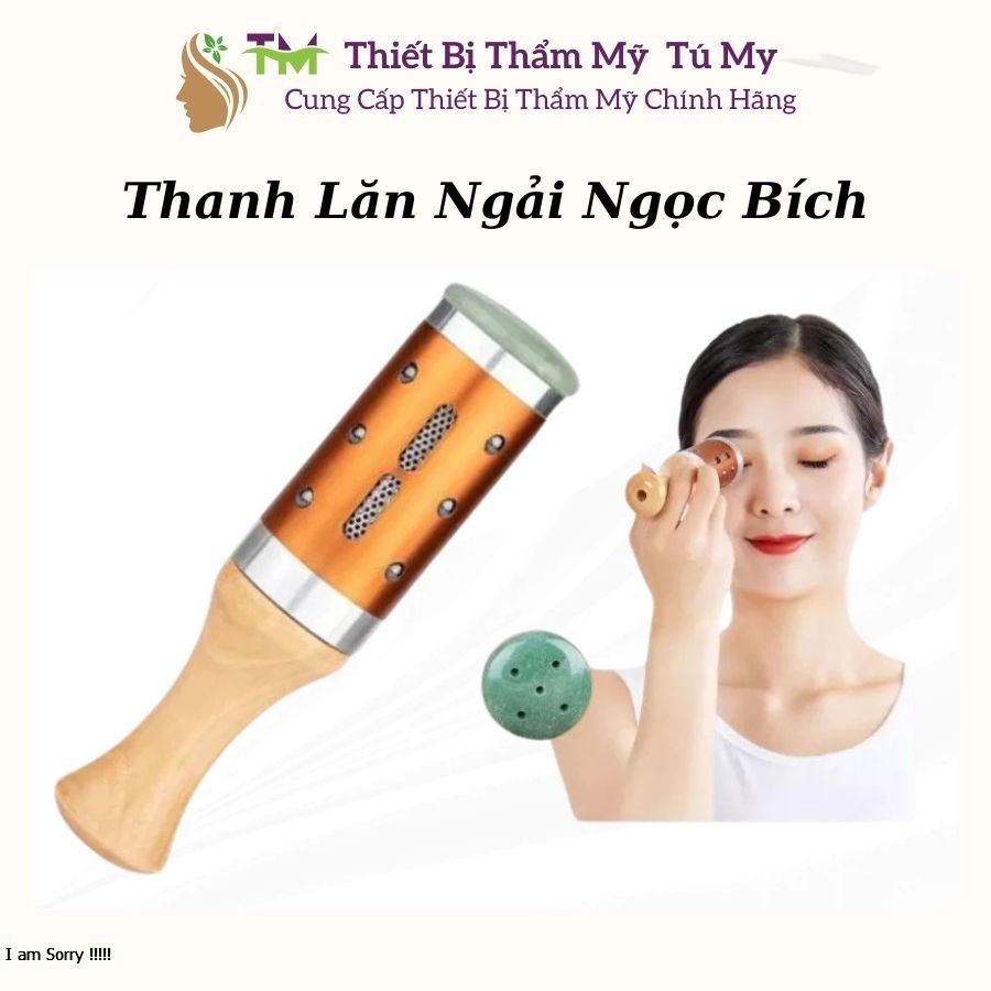 Con Lăn Ngải Ngọc Bích Dùng Massage Mặt và Body, Thanh Lăn Ngải Ngọc ...