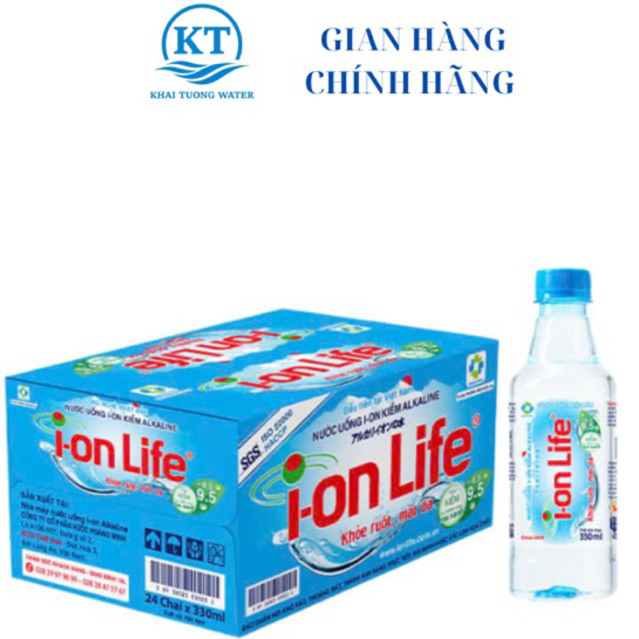 NƯỚC UỐNG iON KIỀM iONLIFE 330ML (Thùng 24 chai) - KIỀM HÓA CƠ THỂ BỊ ...